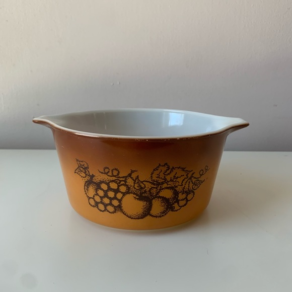 Kitchen | Vintage Pyrex 473 Old Orchard Casserole Dish 1 Quart | Poshmark